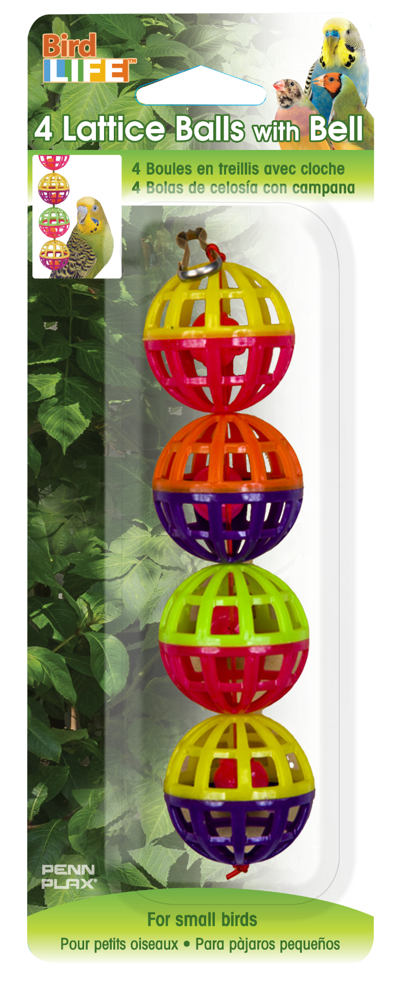 Penn-Plax eOrder | Bird Life™ Lattice Balls with Bell