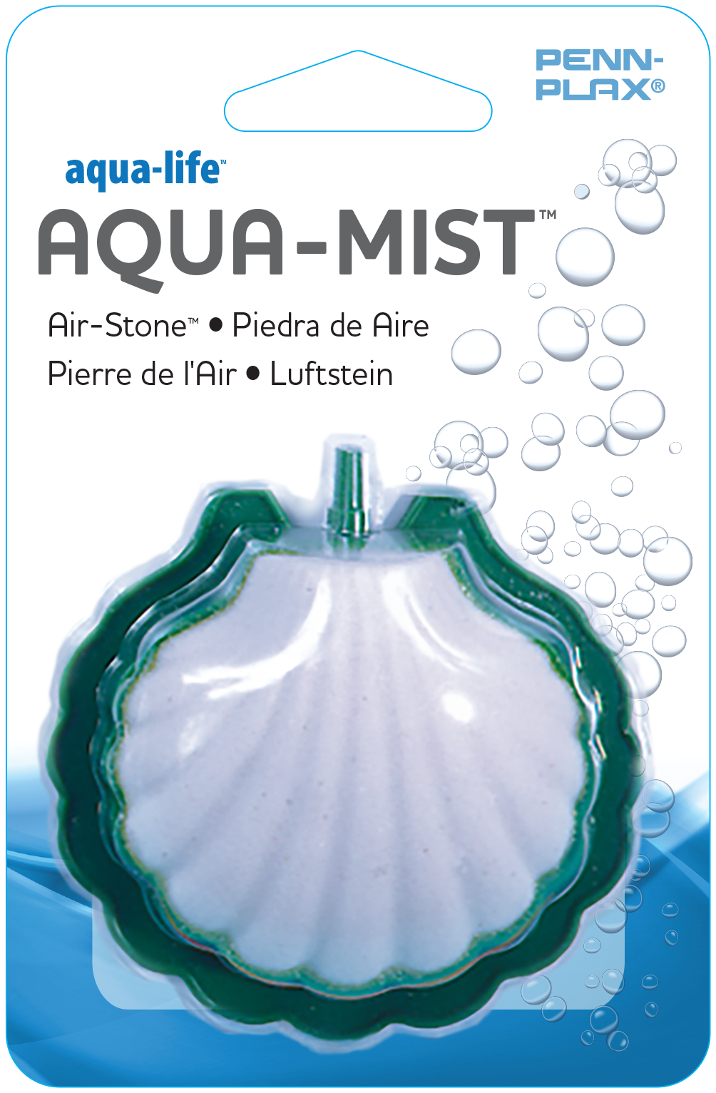 Penn-Plax eOrder | shorefins™ Bubble Shell Air Stone - 3.25"